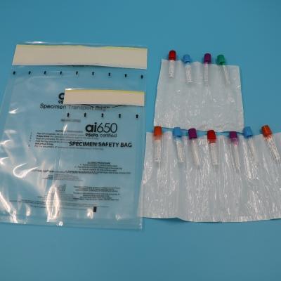 China 95kPa Specimen Transport Bag | Triple-Layer Leakproof Moisture-Resistant For Safe Transport Of Medical Specimens & Biological Samples for sale
