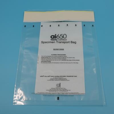 China 95kPa Specimen Transport Bags For Biological Samples And Biohazard Transport for sale