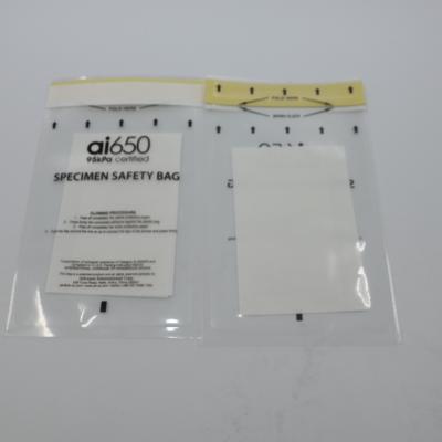 China Blood Transport Packaging Bags Leak-Proof Puncture-Resistant With Absorbent Material For Safe Laboratory Specimen Logistics for sale