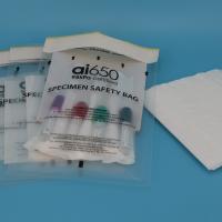 China 95kPa Specimen Transport Bag Biohazard Medical Sample Bag With Absorbent Pads for sale
