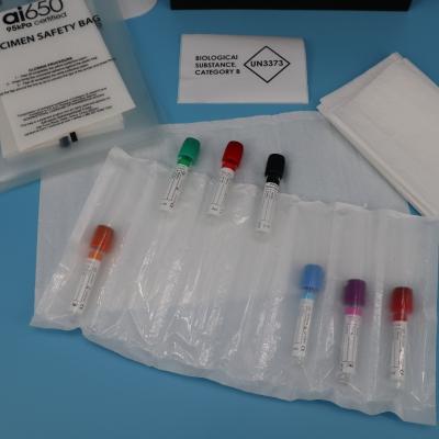 China 95kPa Pressure Sample Transport Bags - For Safe Biological/Infectious Material Shipping, Biohazard Labeled for sale