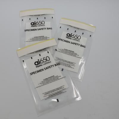 China 95kpa Leakproof Specimen Transport Bags For Biological Substance Category B Compliance for sale