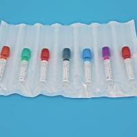 China Disposable Medical Laboratory 7 Slotted Absorbent Pocket Biohazard Specimen Tube Holder For Blood & Urine Sample Collection for sale