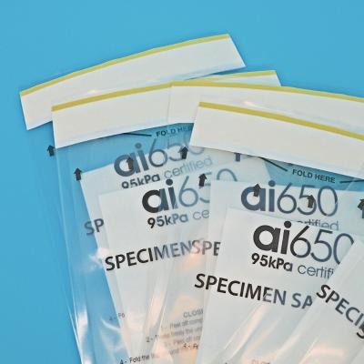 China AI650 4, 6, And 7 Slotted Absorbent Pouches – 500ml Capacity, 3x4 Inch Sleeves For Leak-Proof Storage Of Lab Specimens In Transport Bags for sale