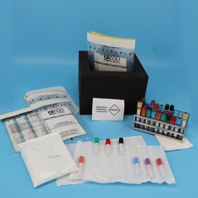 China Insulated Specimen Transport Bag Compatible With Refrigerant Transportation Boxes & Freezer Shipping Boxes For Medical Samples for sale