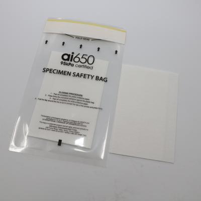 China High Absorbency Composite Pad for Biohazard Specimen Bags for sale