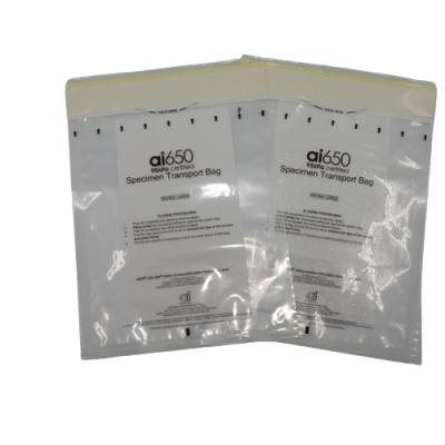 China 95kPa Biohazard Specimen Transport Bag Medical Specimen Bag With Pocket Specimen For Hospital Waste & Laboratory Use for sale
