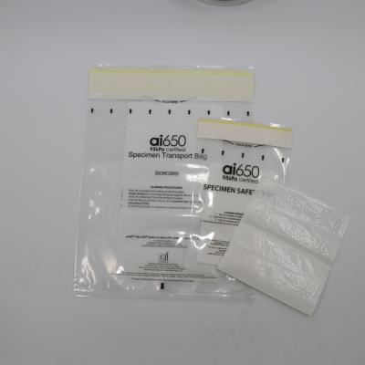 China Biohazard Specimen Bags ICAO Compliant 95kPa Transport Bag For Clinical Trial Supply Chain for sale