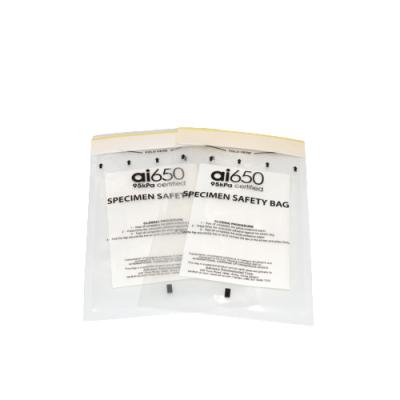 China Biohazard Clinical Medical Waste Bag 95kPa Specimen Packaging Bag, Disposable Sealing Bag Package for sale