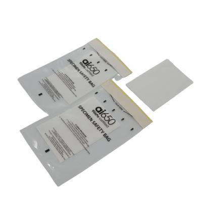 China Specimen Bag Biohazard Specimen Transporting Bags Specimentransport Bag Biohazard Waste Bag for sale