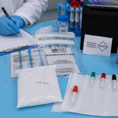 China 95kPa Pressure Rated Specimen Transport Bags – Leak-Proof Biohazard Bags for Medical & Laboratory Use for sale