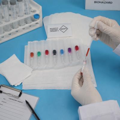 China 95kPa Specimen Transport Biohazard Bags – Secure Leak-Proof Seal With Liquid Solidifying Protection for sale