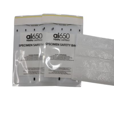 China UN3373 Certified 95kPa Biohazard Specimen Transport Bags IATA Compliant for sale