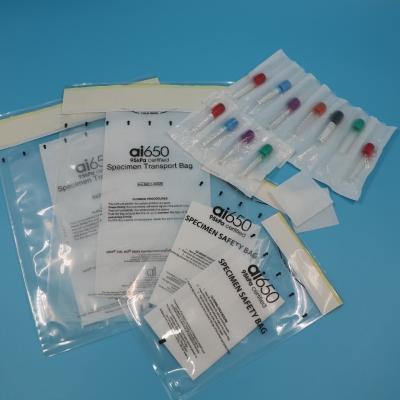 China UN3373 95kPa Specimen Transport Bag IATA Compliant For Clinical Trial Supply Chain for sale
