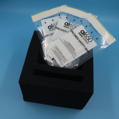 China Specimen Transport Bag 95kPa Leak-Proof Biohazard Bag With Absorbent Pad That Solidifies Leaked Liquids And Secure Tamper-Evident Seal for sale