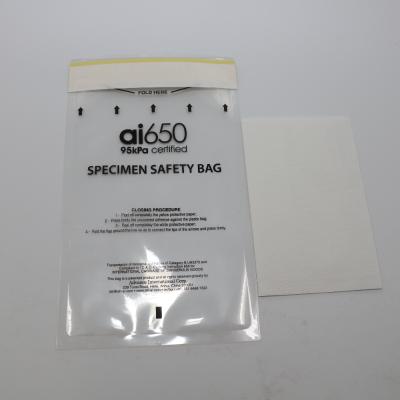 China Multi-Size Absorbent Pocket Sleeve Fits 4 Or 7 Specimen Tubes, Leak-Containment Design for sale