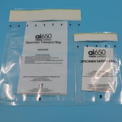 China Large & Small IATA Specimen Transport Bags 95kPa Certified, Factory Direct Wholesale Supply for sale