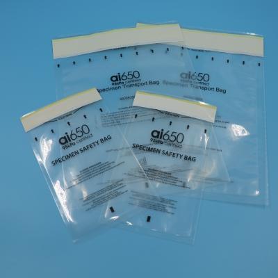 China Qualified 95kPa Transport Bag Absorbent Pocket Sleeve Medical Laboratory Specimen Absorbent Sleeve for sale