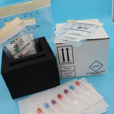 China Blood Transport Absorbent Pocket For Specimen Tubes for sale
