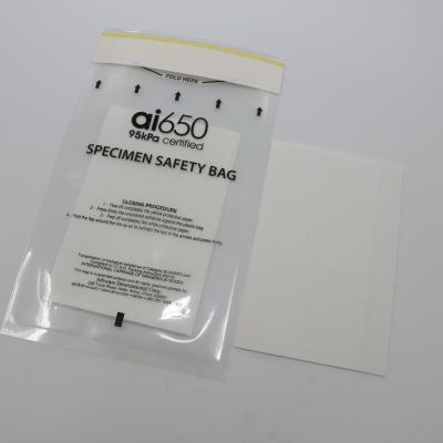China Pathopouch Pathology Pouch Pathobag Pathology Bag, Specimen Transport Absorbent Pocket, Specimen Absorbent Pocket for sale