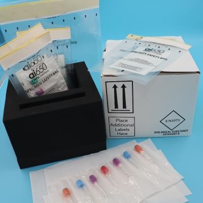 China Blood Transport Absorbent Pocket Blood Specimen Tube Absorbent Pocket, Medical Absorbent Specimen Tube Pocket for sale