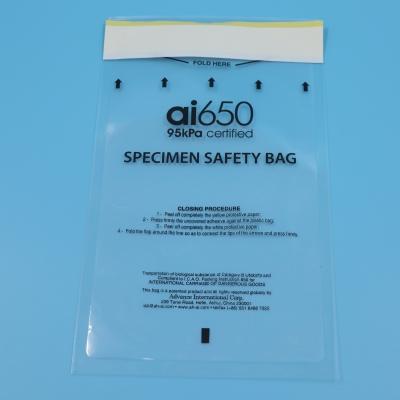 China 95kpa-Probenbeutel 95 KPa Bag, Absorbent Sleeve & Absorbent Pouch For Biological Sample Transport, Specimen Transportation & Sample Transport for sale