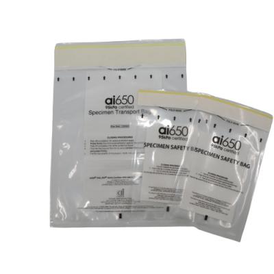 China 95kPa Compliant Specimen Transport Bag, Life Science Sample Transport Bags For Transportation Of Blood Samples To The Lab, Tissue Sample Transport With Absorbent Bag for sale