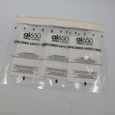 China KPA Bags For Sample Transport, 95kPa Compliant Transport Bags, Specimen Transport Bag With Absorbent Bag For Blood Samples To Lab And Tissue Sample Transport for sale