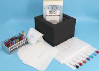 China Clinic Hospital Adhesive Closure  95kPa Biohazard Bag Flexo Printing for sale