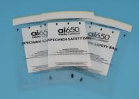 China Disposable 95kPa Biohazard Bag For Biological Hazard packing / Infectious specimen for sale