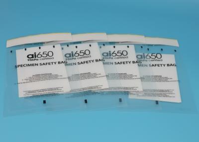 China IATA Approved 95kPa Specimen Transport Bag with Size 6
