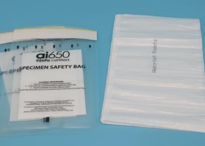 China AI650 95kPa Specimen Transport Bag / 95kpa Liquid Tight Pouch for laboratory for sale