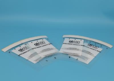 China Pressure Resistant 95kPa Specimen Transport Bag , 95kPa Biohazard Plastic Bag for sale
