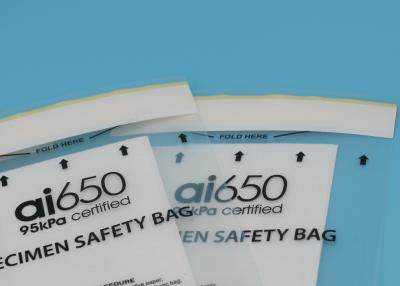 China AI650™ 95kPa Biohazard Bag , 95 kPa pressure Bags For specimen Packing for sale