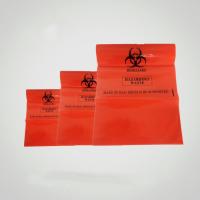 China Lab 95kPa Biohazard Specimen Transport Bag , Disposable 95 kPa Pressure Bags for sale