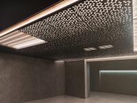 China Indoor Perforated Ceiling Veneer Panels For Commercial Decoration for sale