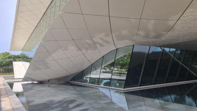 China Exterior Aluminum Curved Veneer Panels For Facade Curtain Wall Cladding for sale