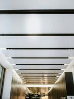 China Linear Strip Ceiling Aluminium Panels Custom For Commercial Decoration for sale