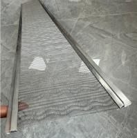 China Durable Aluminum Gutter Guards Customized With Stainless Steel Mesh for sale
