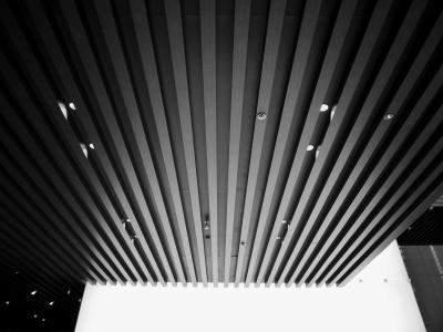 China Commercial Aluminum Ceiling Panels Custom Straight U Shape Strip Ceiling Panel for sale