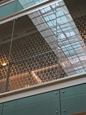 China Decoration Custom Aluminum Panels Triangle Pattern Perforated Aluminum Panels for sale