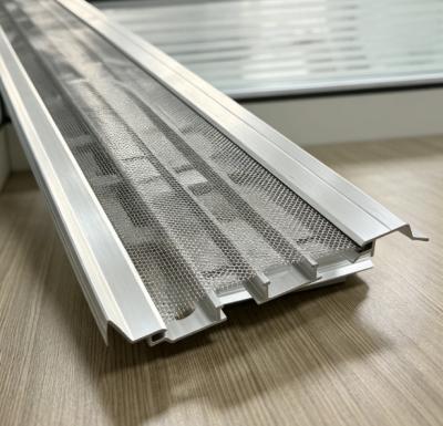 China Downspout Protection Aluminum Gutter Leaf Guards For Complete Drainage System Guard for sale
