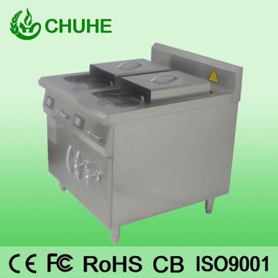 China Chuhe brand high quality industrial double fryer  with 8kw for sale