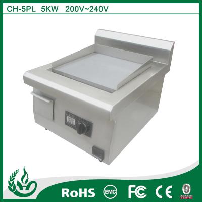 China home appliance Induction Cooking Fast Food Chain Griddle for sale