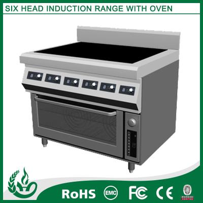 China Free standing Electric Range with 6 Burner for sale