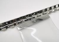China Curtain System Hanger 1m Metal Stamping Parts For Plastic Strip Pvc Clear Curtain for sale