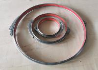 China 120mm Heavy Duty Pipe Clamps Low Pressure Spiral Rapid Lock for sale