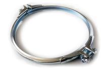China Modular Galvanized Pipe Clamps Pipeline Transportation System With Epdm Inner Gasket Ring for sale