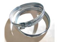 China Oem Custom 150-600mm Wide Pipe Clamp Ducting Clips Galvanized for sale