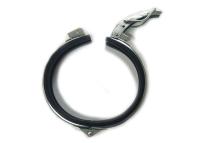 China 150mm Cold Rolled Sheet Heavy Pipe Clamp Ducting Collection System Fitting Spiral for sale